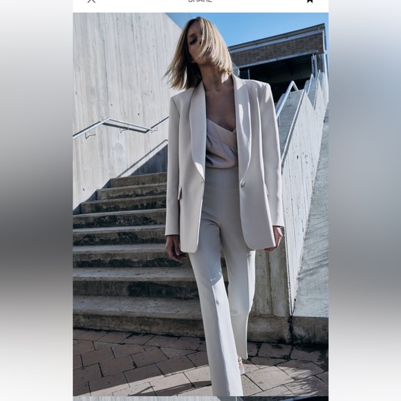 Zara | Jackets & Coats | Zara Combination Effect Blazer | Poshmark